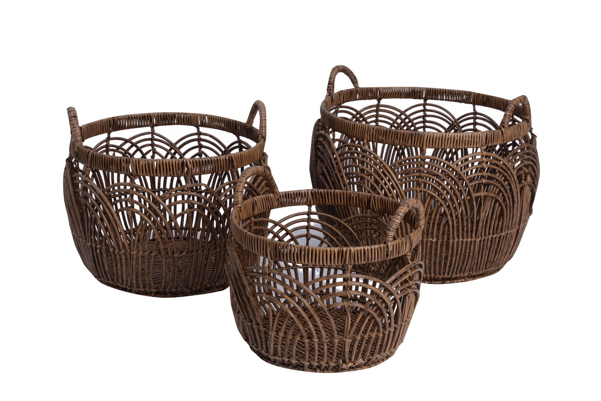 Set of PE storage baskets,PE